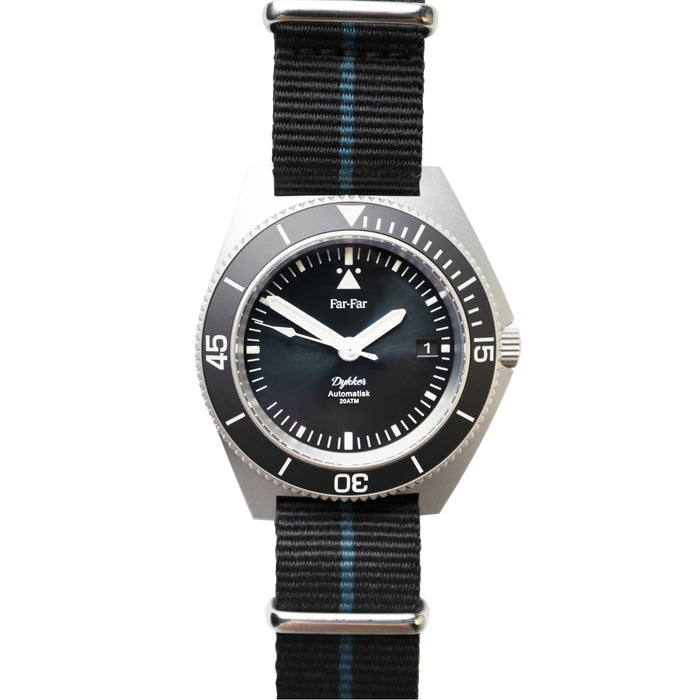 Far-Far Dykker Havblå | Automatisk dykkerklokke | 20 ATM | Seiko NH35